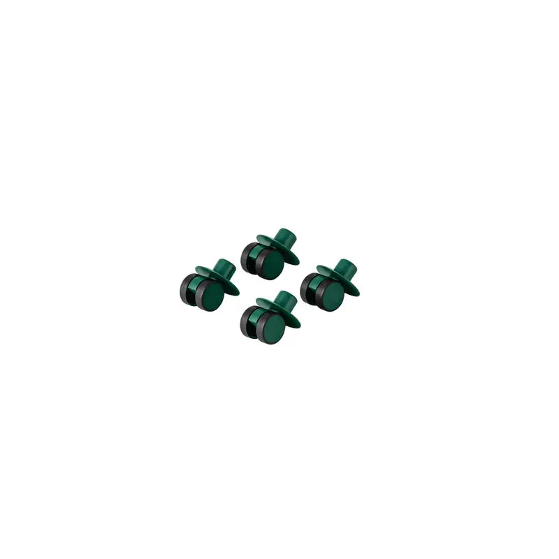 Modu 4 x Swirly wheels Forest Green – Kære Børn A/S